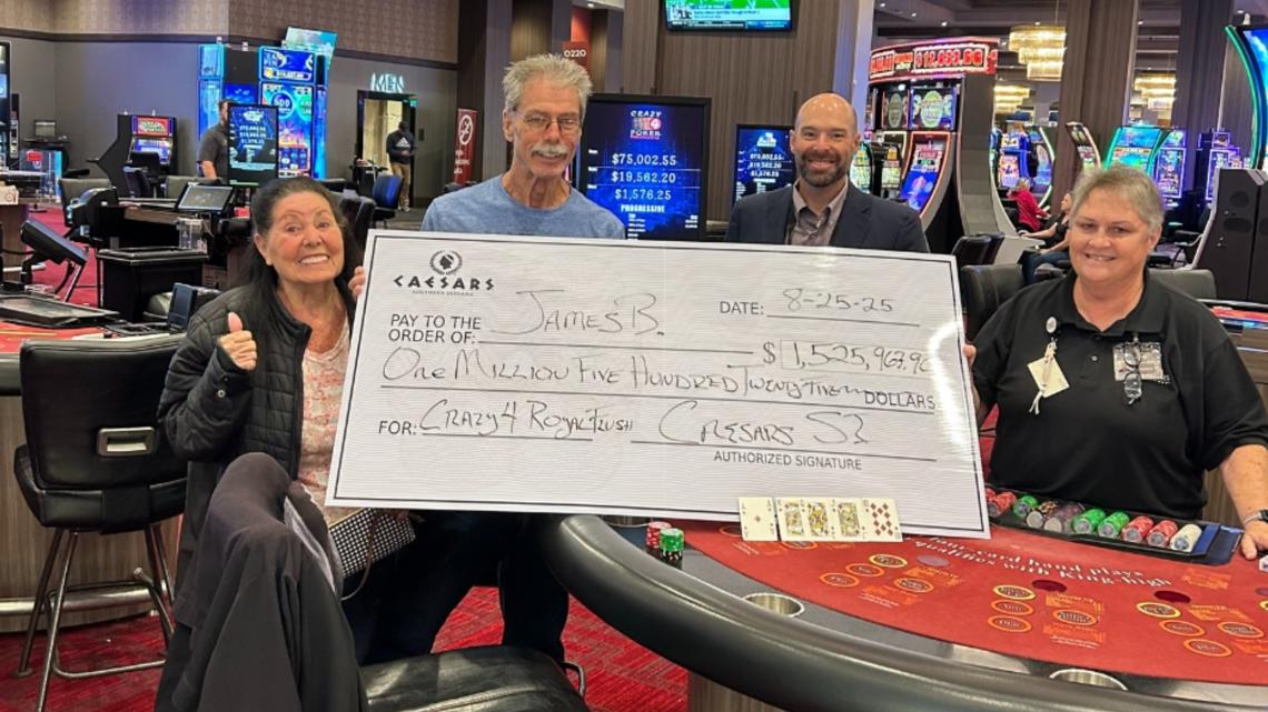 Man scores $1.5M jackpot at Caesars Southern Indiana casino | whas11.com