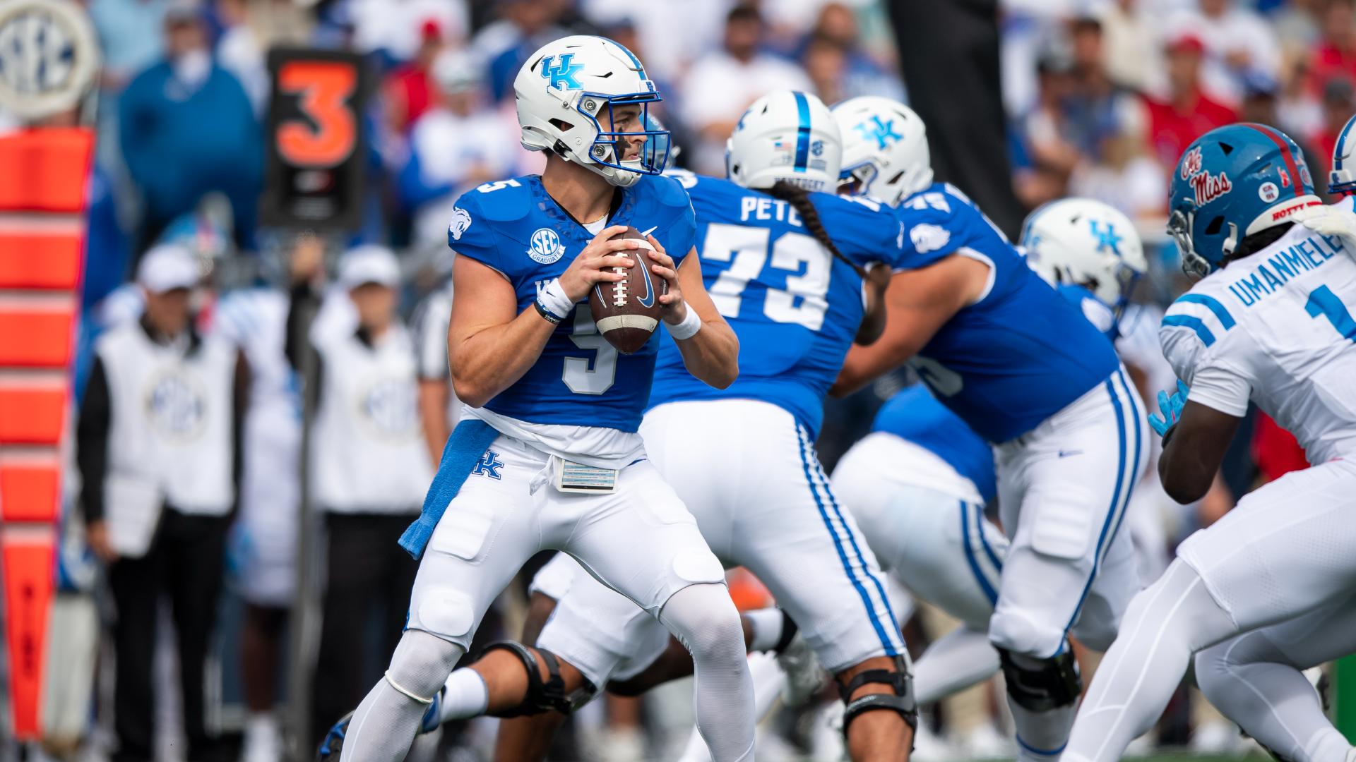 Kewan Lacy leads No. 20 Mississippi over Kentucky 30-23 | whas11.com