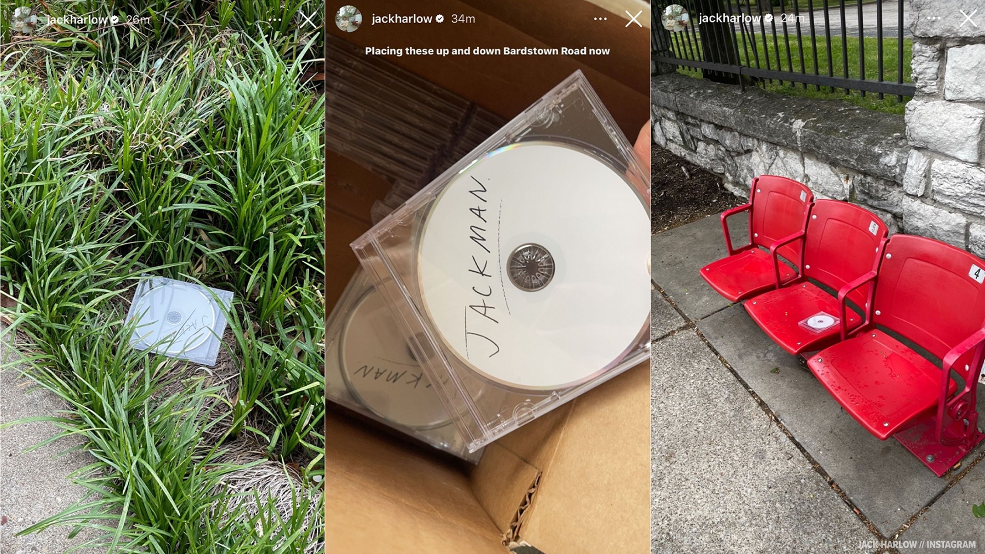 Jack Harlow hid 9 CD's of his new album on Bardstown Road | whas11.com