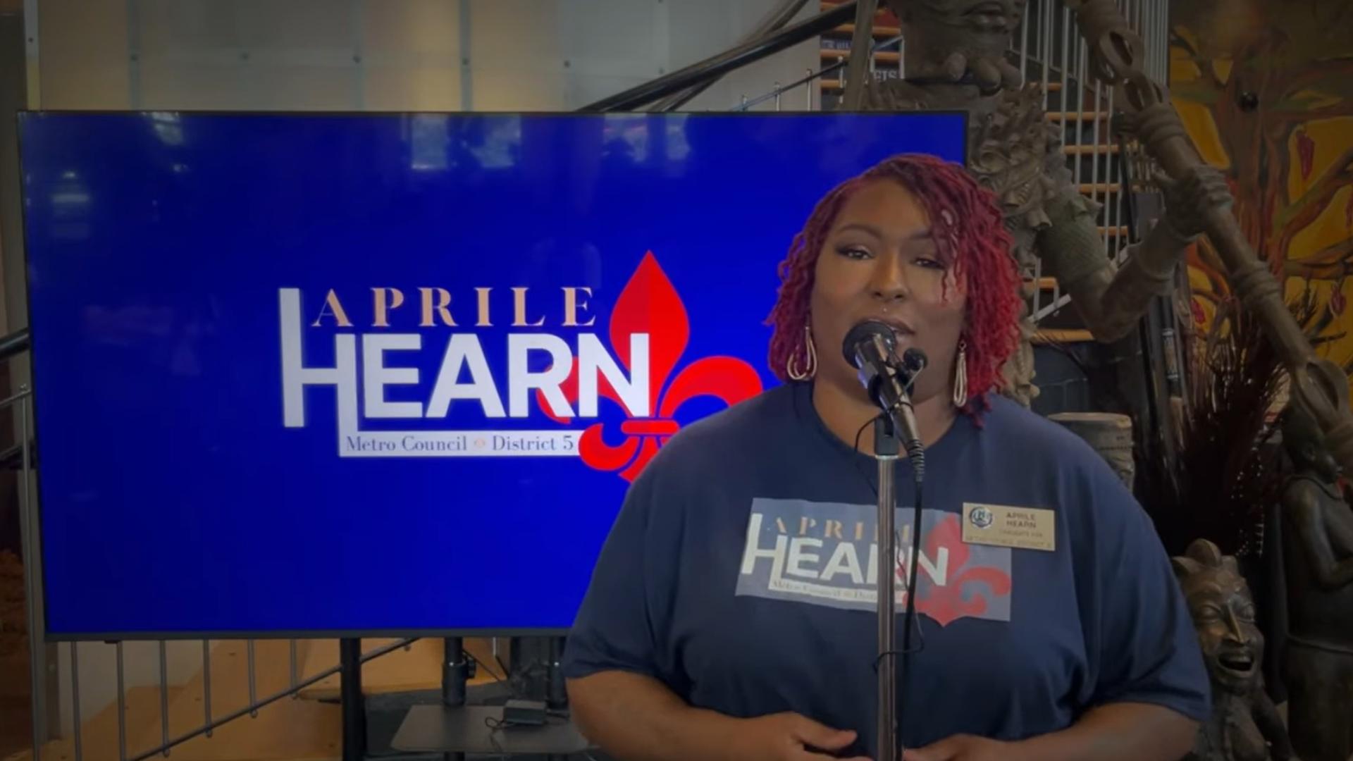 Aprile Hearn runs for Louisville's District 5 Metro Council | whas11.com