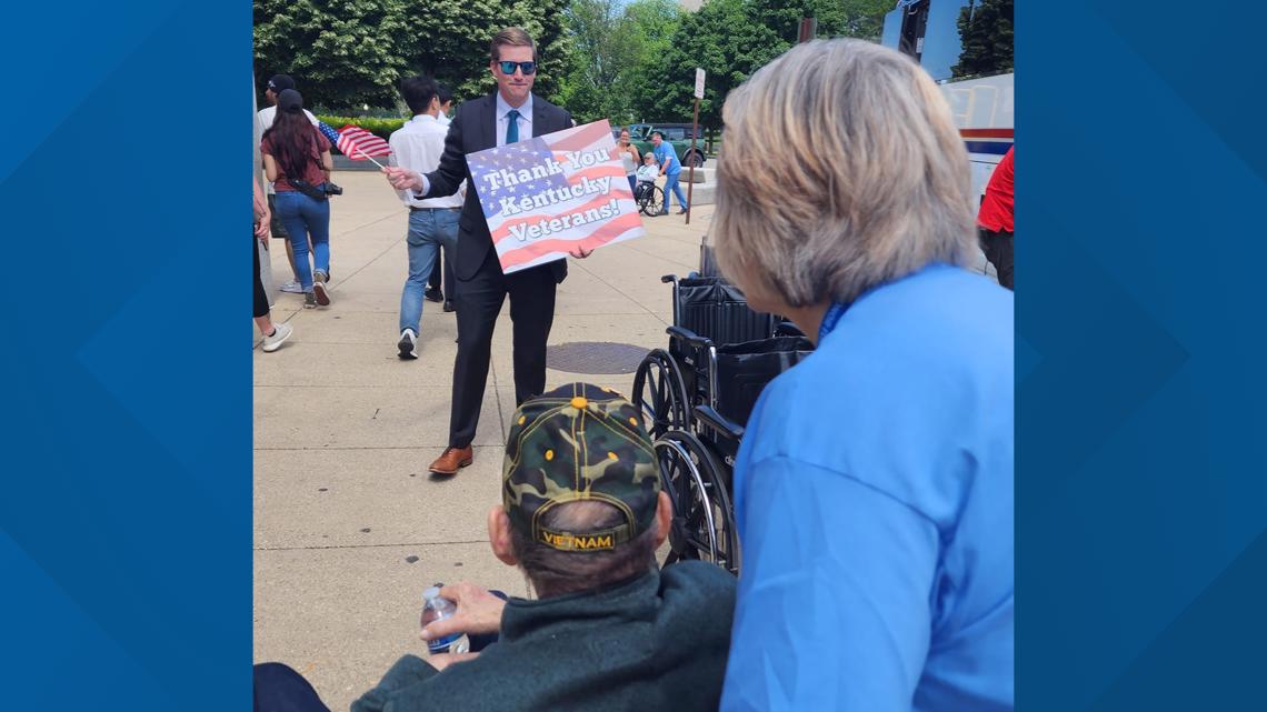 PHOTOS | Brooke Hasch, Jessica Farley join first Honor Flight Bluegrass ...