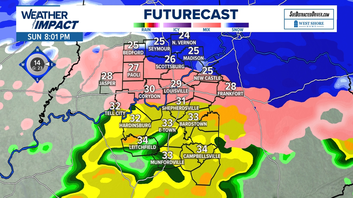 When will the snow start? | Latest forecast as winter storm hits ...