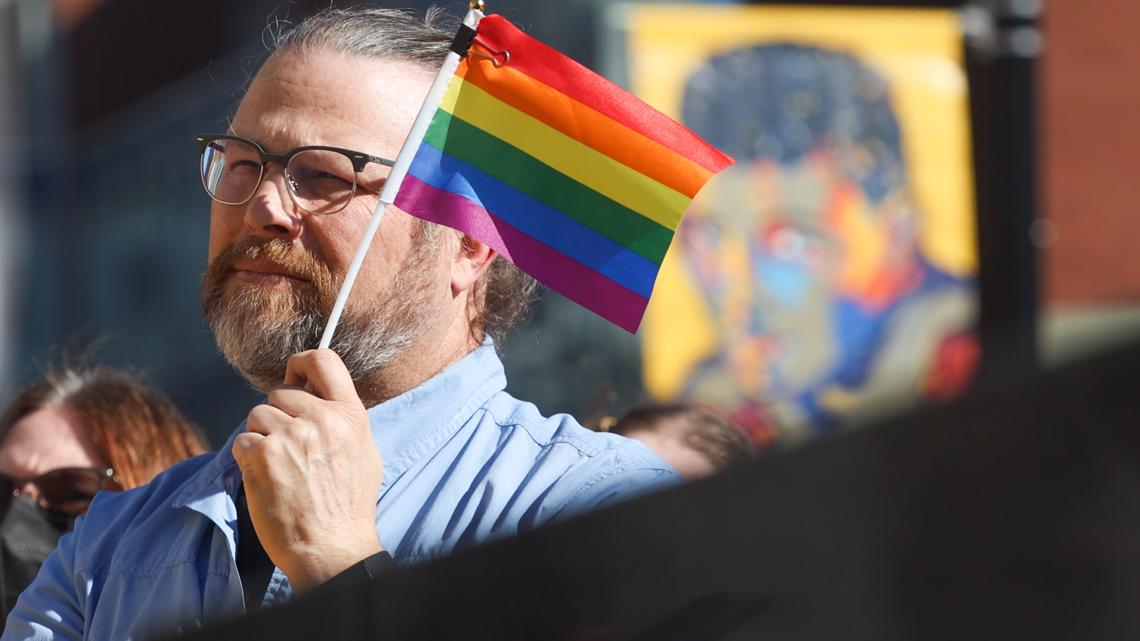 Louisville rally calls out anti-LGBTQ bills in Kentucky | whas11.com