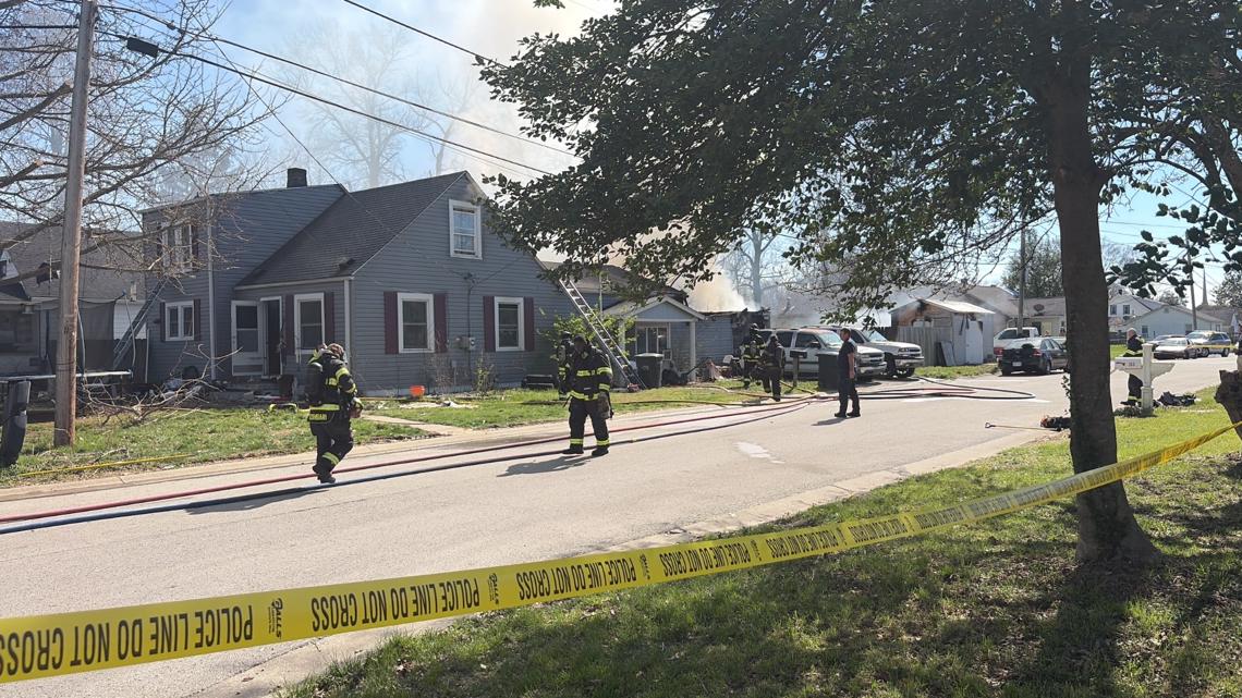 Jeffersonville home damaged by leaf-burning fire, pets rescued | whas11.com