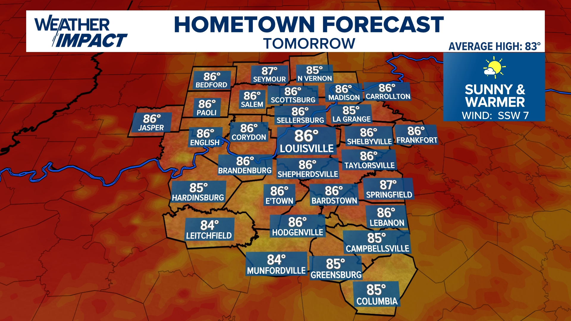 Kentucky, southern Indiana weather forecast: WHAS11 in Louisville ...