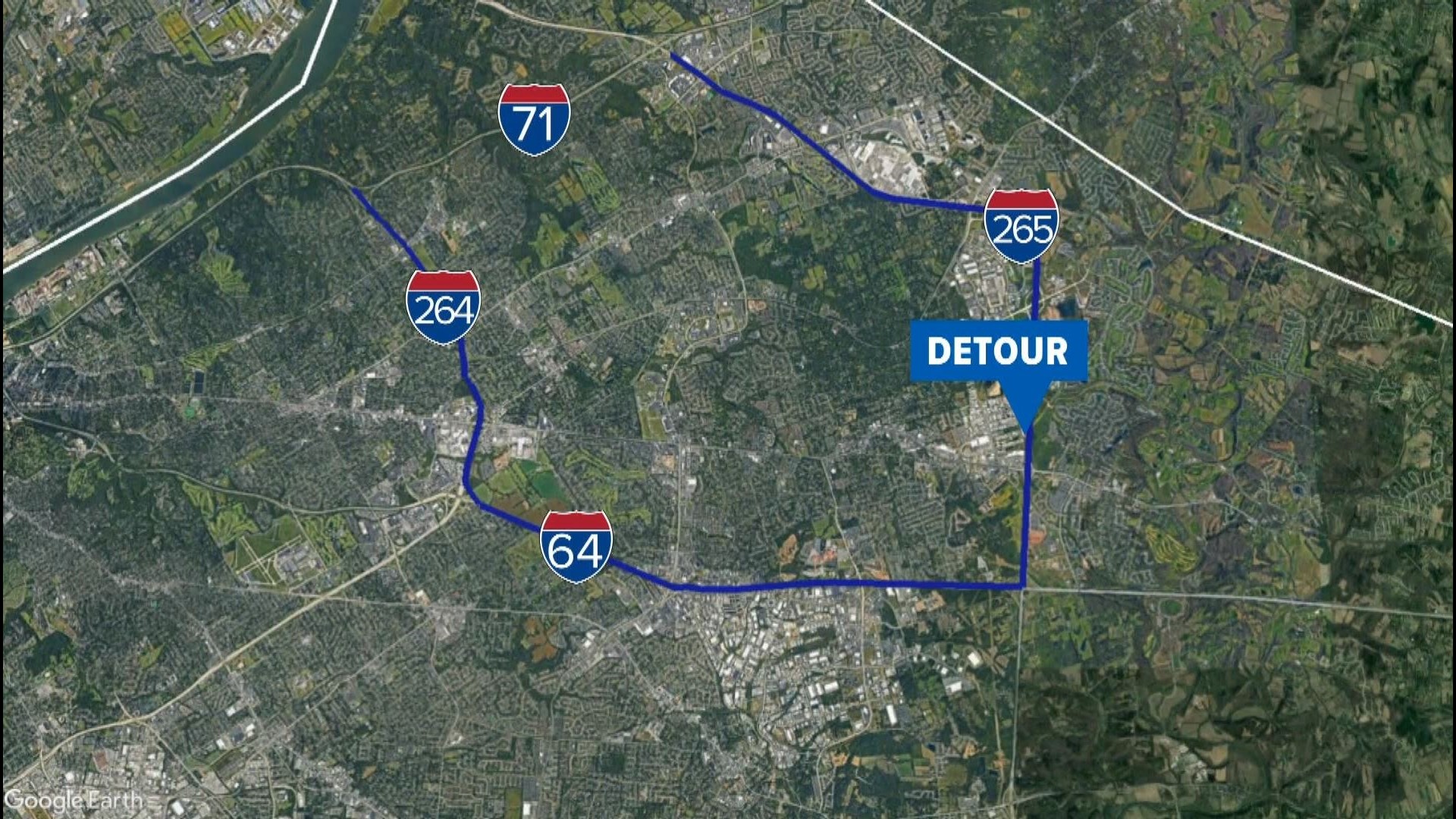 Louisville: I-71 South to close for 10 days between I-264, I-265 ...