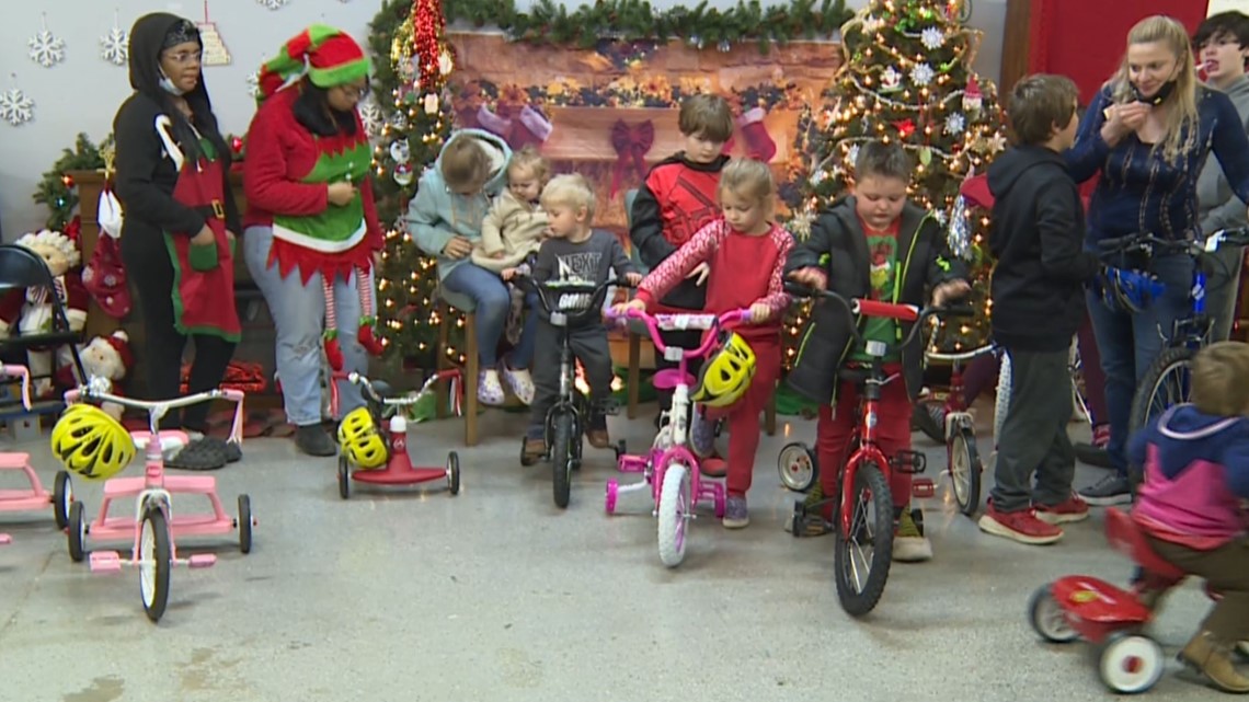 Southern Indiana bike giveaway brings friends together | whas11.com