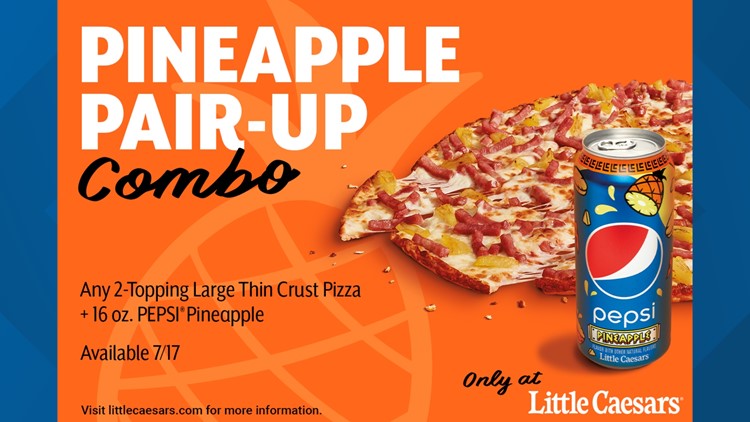 Pepsi Pineapple exclusively coming to Little Caesars | whas11.com