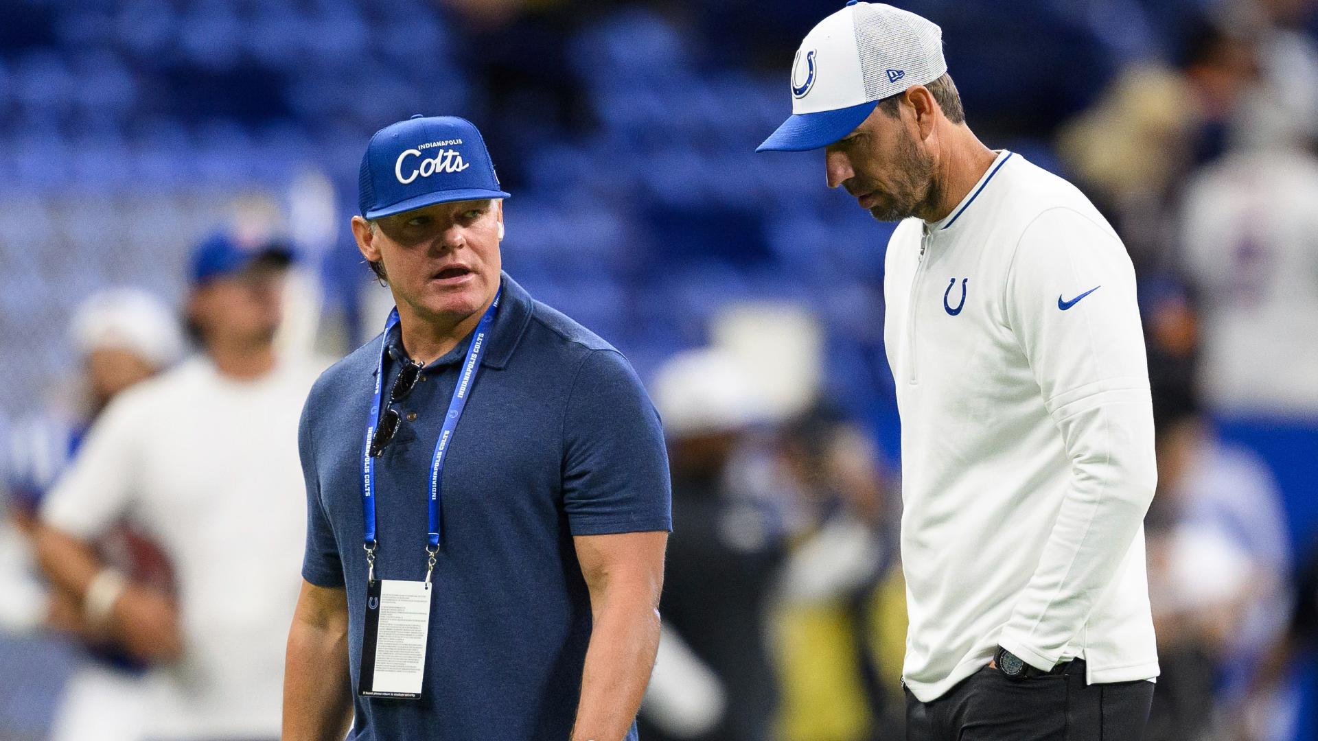 Colts keeping GM Ballard, head coach Steichen for 2025 | whas11.com