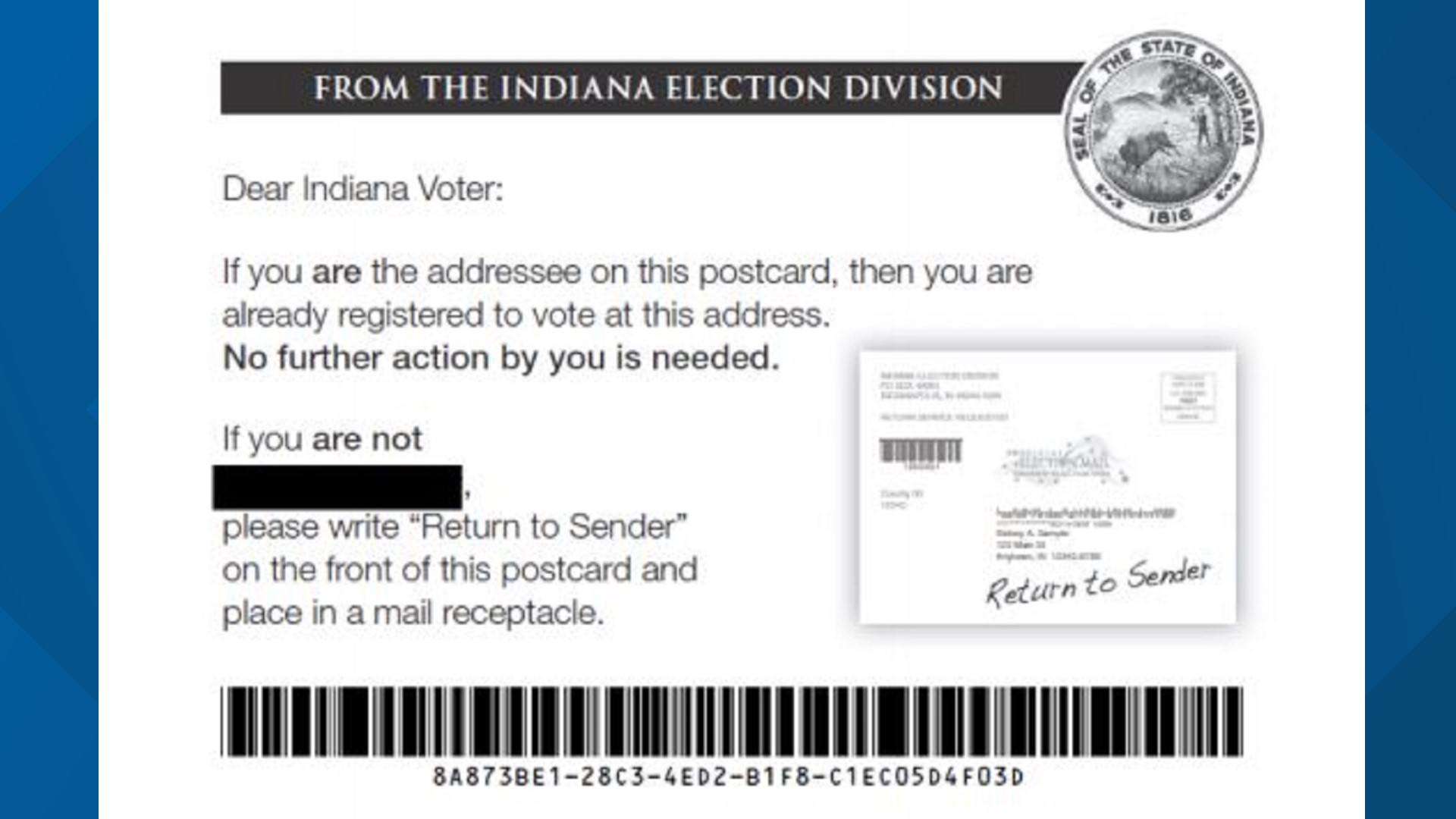 Hoosiers to receive postcards verifying voter registration information ...