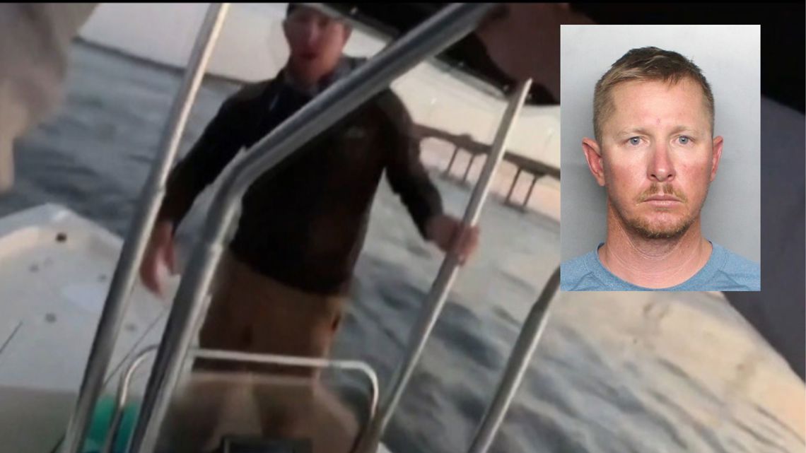 Charter captain arrested after viral 'boat rage' incident in Florida ...