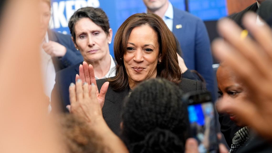 New poll shows Harris leading in Georgia, Pennsylvania, Michigan and ...